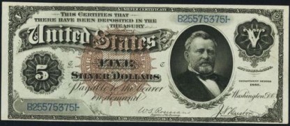 Rare Five Dollar Bills from the 1880s | Price Guide | Antique Money