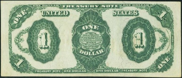 Value of 1891 $1 Treasury Note - Antique Money