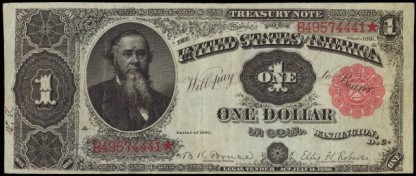 Value of 1891 $1 Treasury Note - Antique Money
