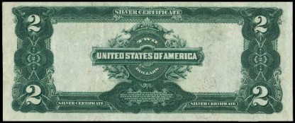 Value of 1899 $2 Silver Certificate Bill - Antique Money