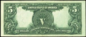 Value of 1899 $5 Silver Certificate Indian Chief - Antique Money